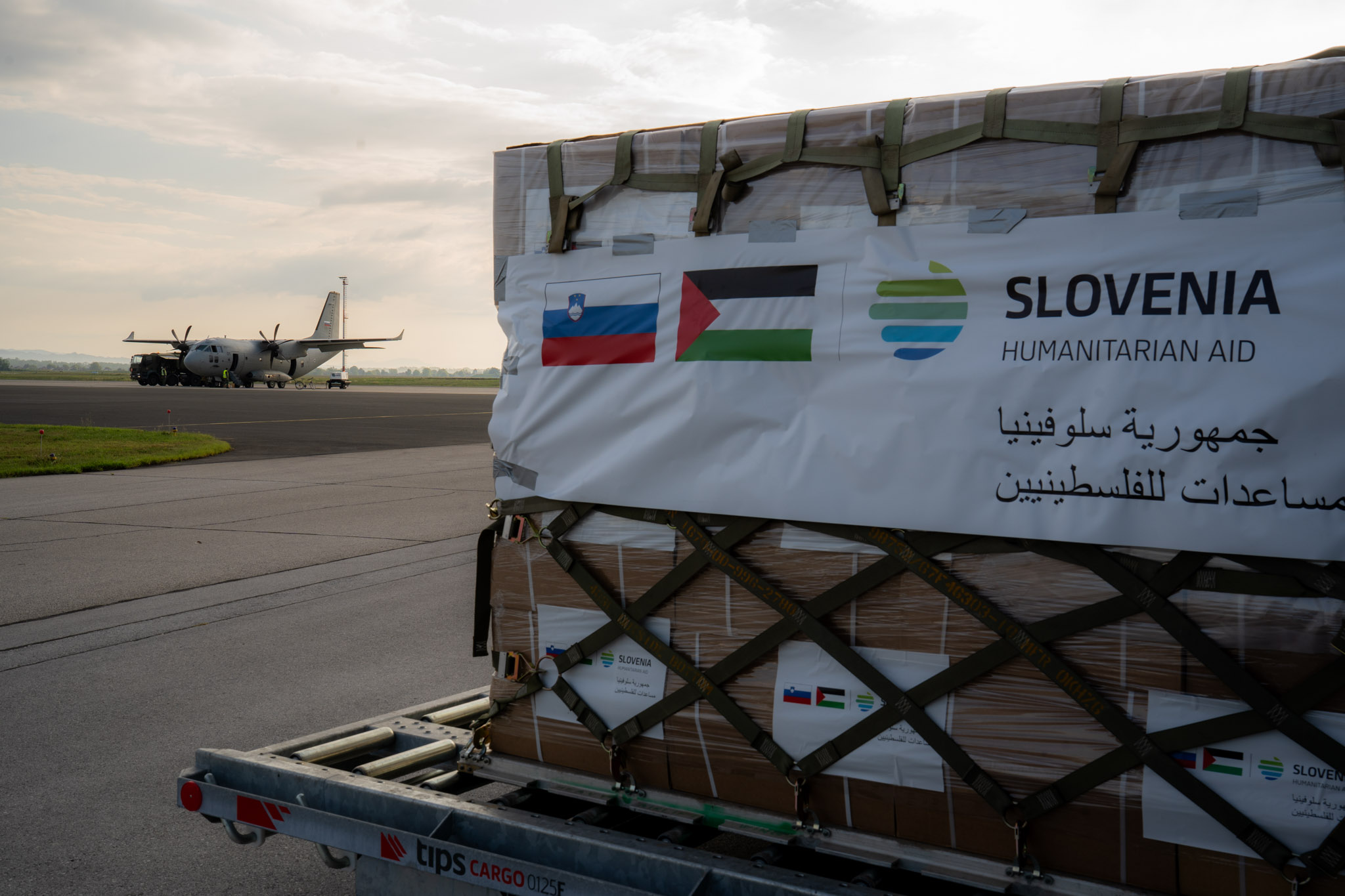 Slovenska vojska dostavila pomoć civilnom stanovništvu Gaze